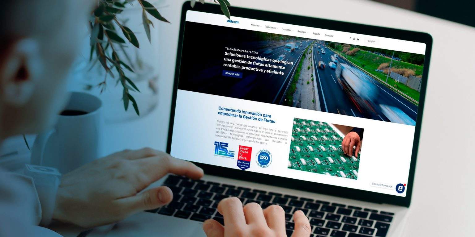 Didcom estrena un innovador sitio web, reflejando su liderazgo en Soluciones de Telemática para ...